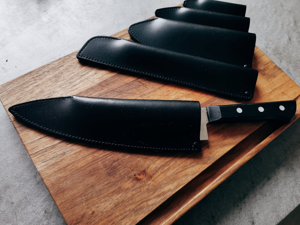 Blade Guard / Knife Sheath from Leather | by Brickwalls & Barricades ...