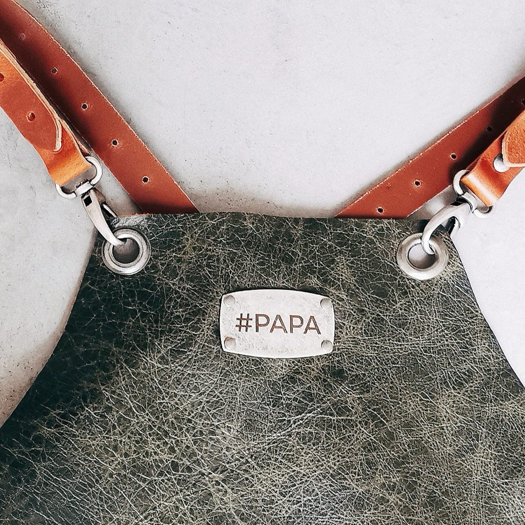 Custom Leather Apron "The Premium X-Cross" - with Your Name on it ...