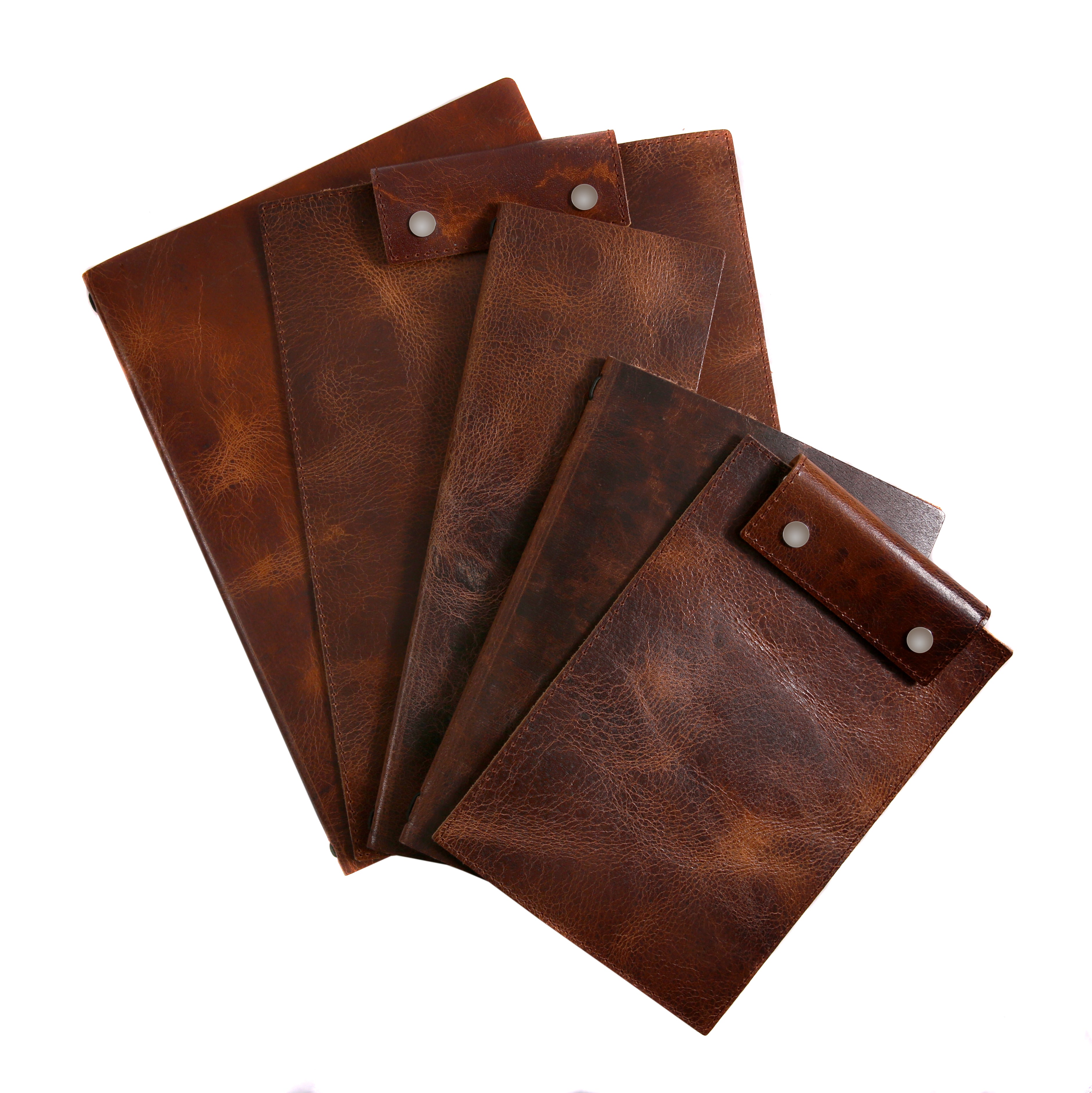 Leather Menu Cover a5 "RAW"– Brickwalls and Barricades